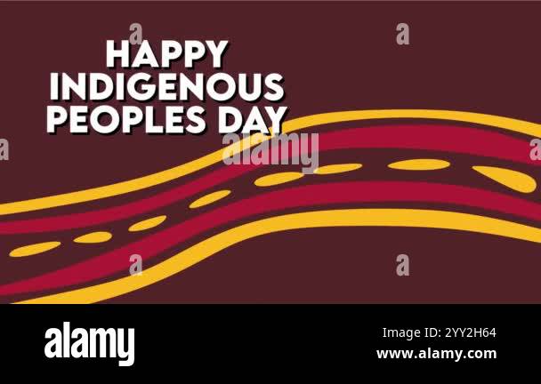 happy indigenous peoples day to native americans Stock Video Footage ...