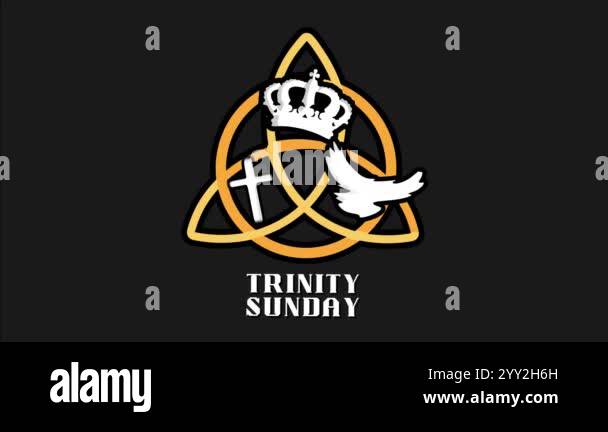 happy trinity sunday to christians Stock Video Footage - Alamy