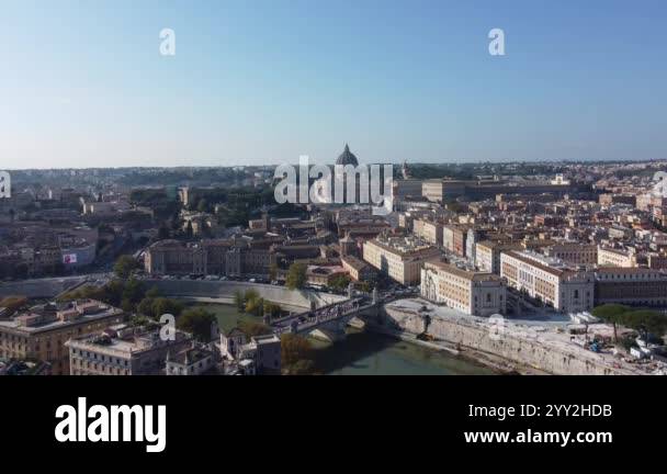 Stunning 4K drone footage showcasing an aerial view of St. Peter's ...