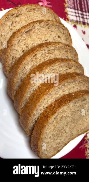 Bread with bran, bran bread, Ukraine, Ukrainian, flour, bran, table, food, eat, delicious ...
