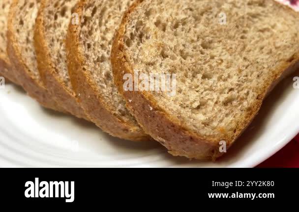 Bread with bran, bran bread, Ukraine, Ukrainian, flour, bran, table, food, eat, delicious ...
