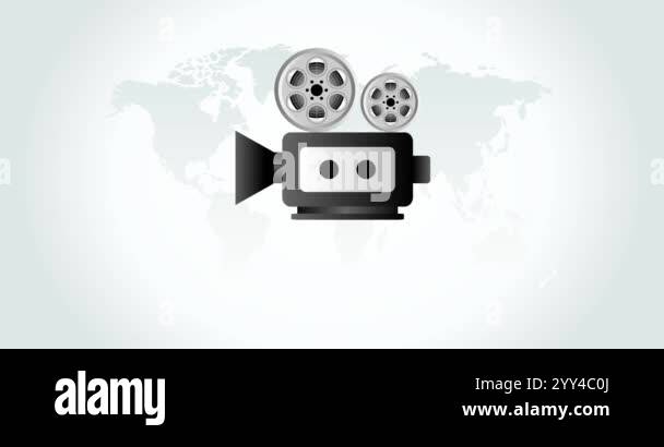 reel film day motion video, ideal for reel film day celebration Stock ...