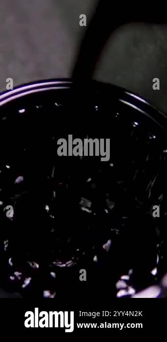 Watch as the skilled Japanese chef delicately pours soy sauce into ...