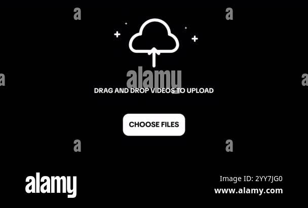 Drag and drop videos to upload. Upload web page animation. Upload cloud ...