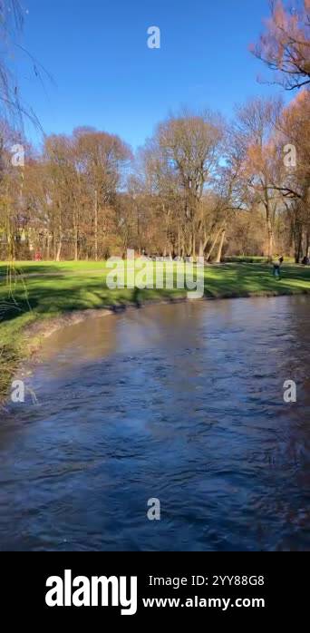 The English garden (Englischer Garten) is a large public park in the ...