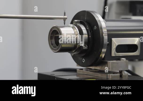 Automated Surface Measuring Test Probe Instrument Tech Production Stock ...