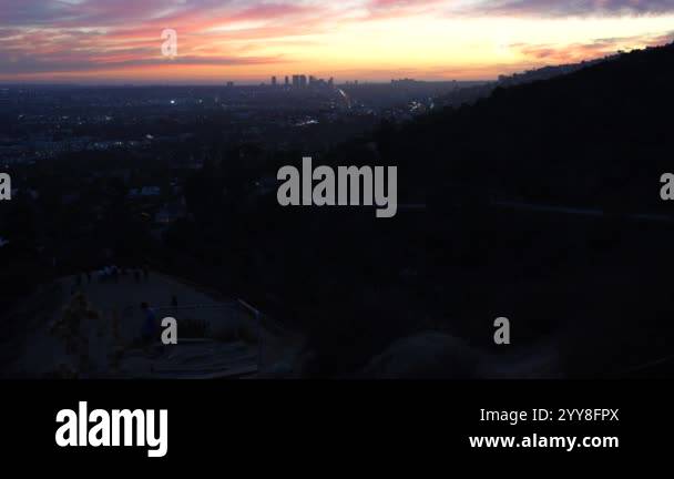 Los Angeles, California - December 3, 2024: Stunning view of Los ...