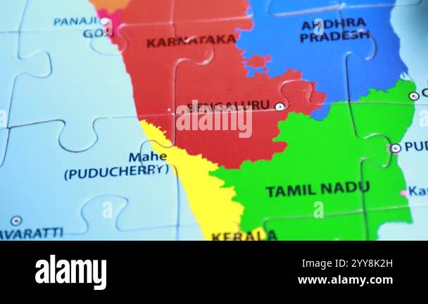 Karnataka location map Stock Videos & Footage - HD and 4K Video Clips ...
