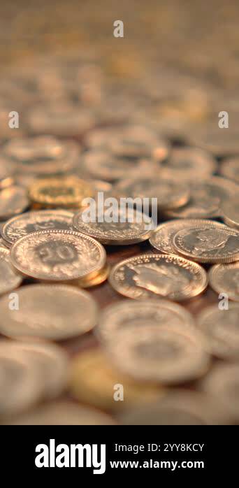 A comprehensive and detailed view of various assorted coins ...