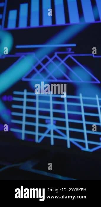 An engaging and captivating digital data visualization layout that ...