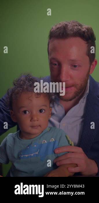 A deeply touching moment shared between a loving father and his ...