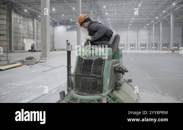 Concrete finishing machine Stock Videos & Footage - HD and 4K Video ...