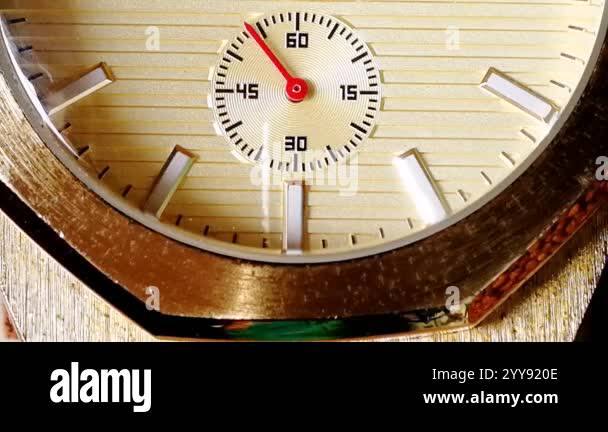 Time goes on. Watch hand is moving so fast. Clock is the symbol of ...