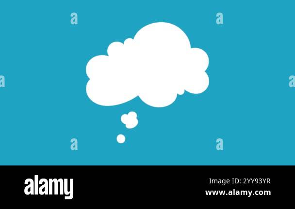 Set of speech or thought bubbles with different shapes, text chat cloud ...