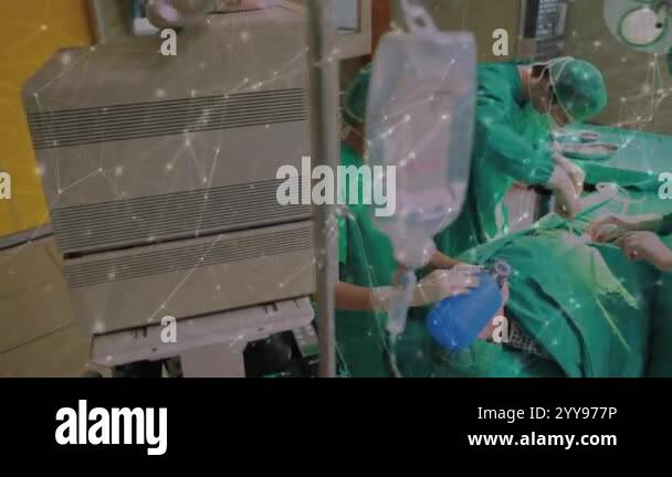 Performing surgery over network connections, medical professionals in ...