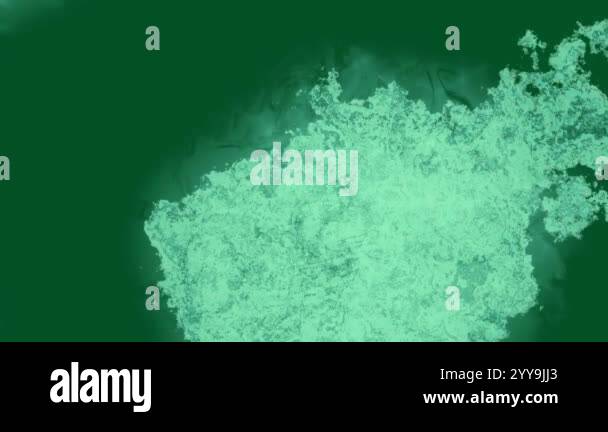 Beautiful window freezing animation from borders to center, timelapse ...