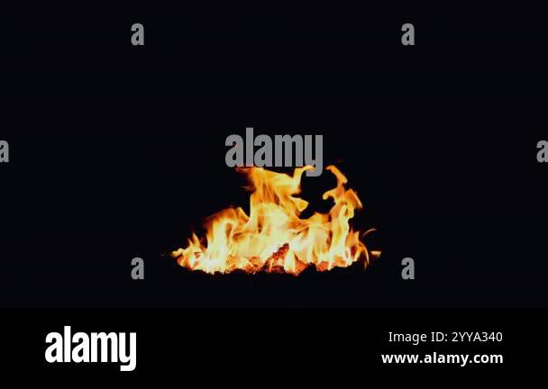 A mesmerizing and captivating display of vibrant fire flames flickering ...