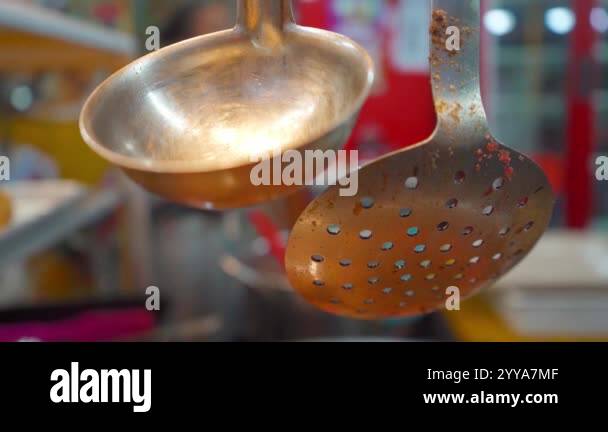 Kitchen ladles in different sizes and materials, ideal for serving ...