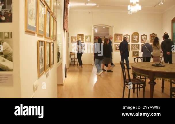 Yerevan, Armenia - 19th october, 2024: tourist group and guide visit ...