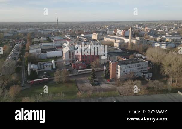 Siauliai, Lithuania - 15th november, 2024: aerial view Gubernija ...