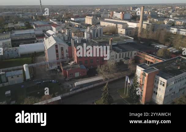 Siauliai, Lithuania - 15th november, 2024: aerial view Gubernija ...