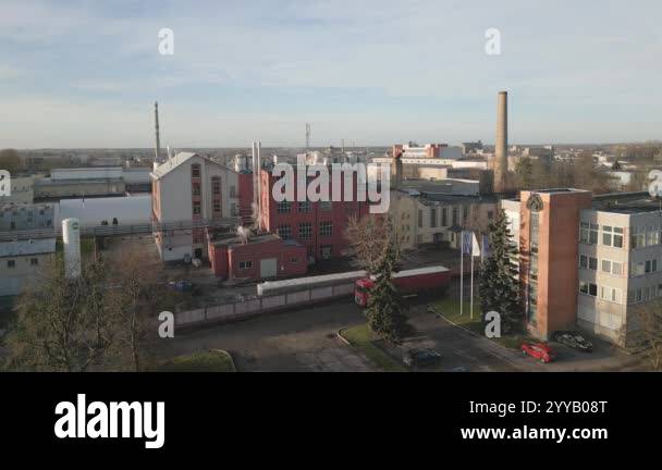 Siauliai, Lithuania - 15th november, 2024: aerial view Gubernija ...