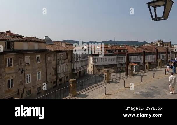 Vitoria, Spain-December 17, 2024. Historic architecture of Vitoria ...