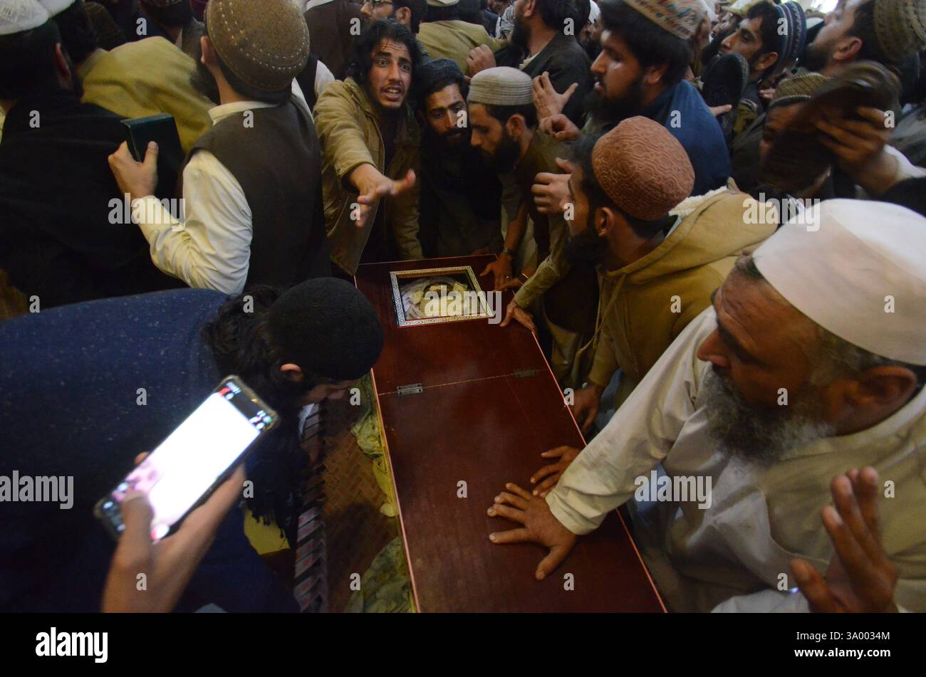 Peshawar, Peshawar, Pakistan. 1st Mar, 2025. Funeral of Jamiat Ulema-e ...