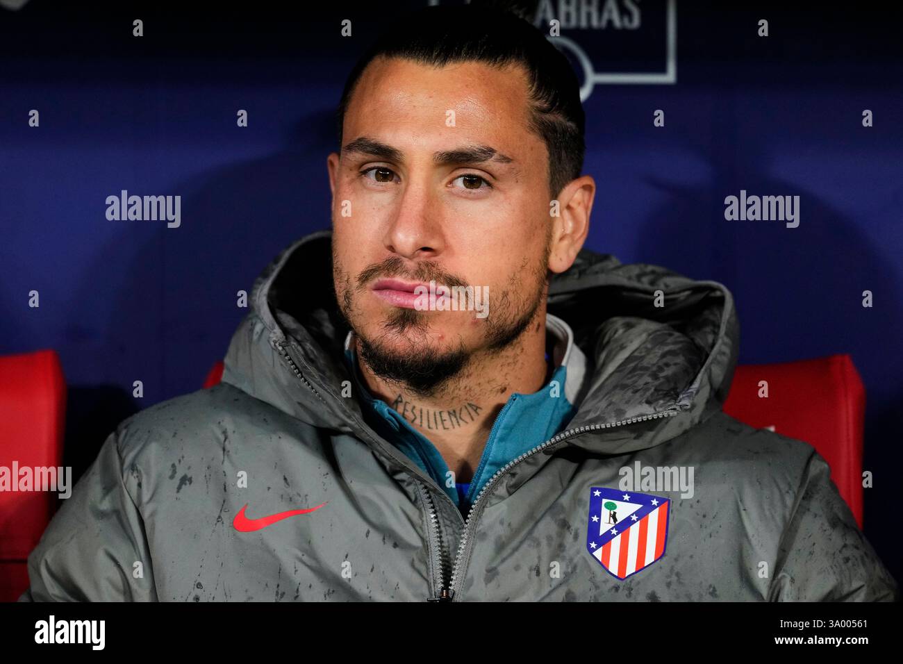 Jose Gimenez of Atletico de Madrid during Atletico de Madrid vs ...