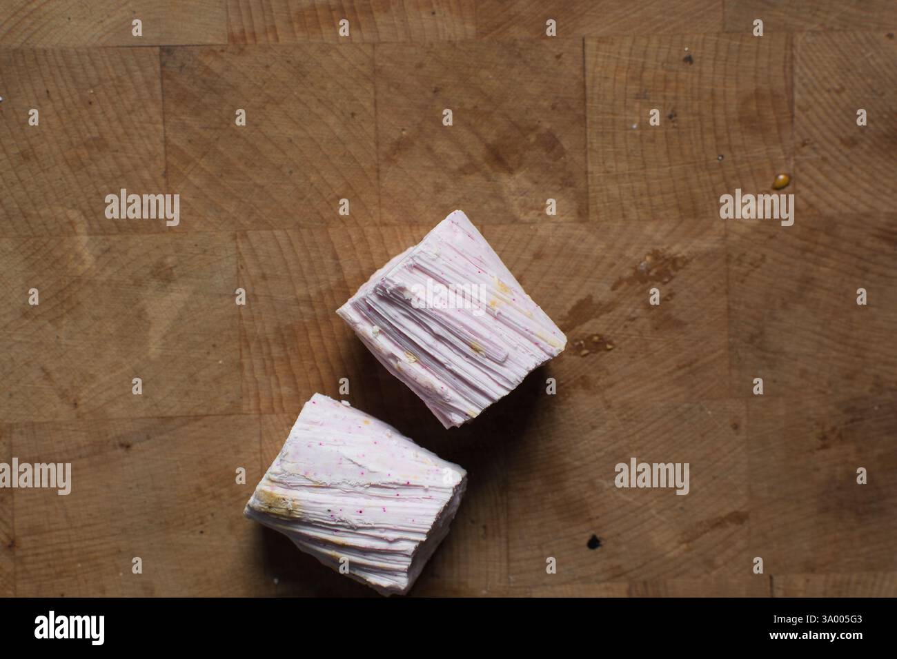 Overhead view of Nigerian Balewa candy, top view of hausa alewa candy ...