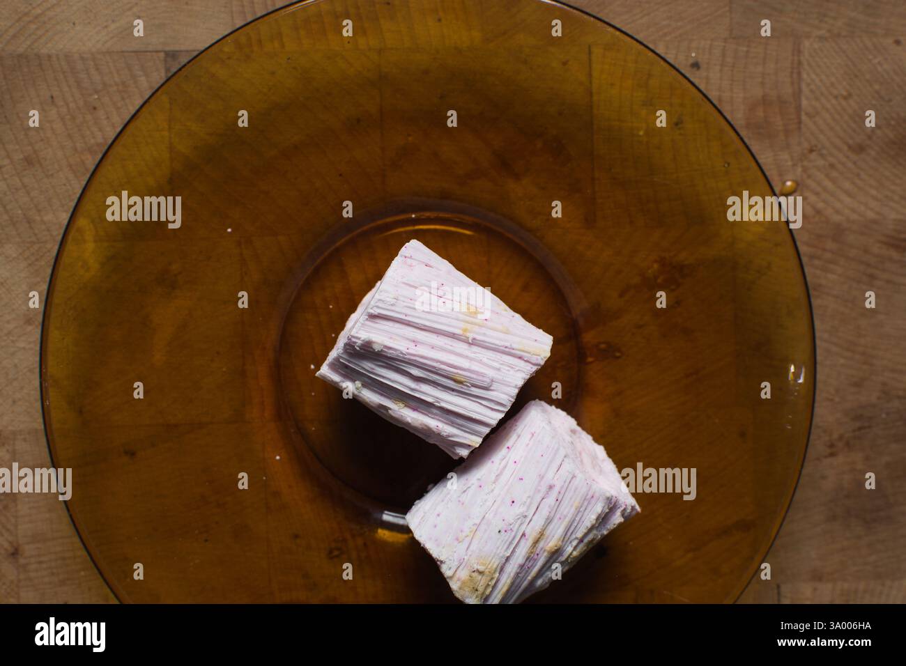 Overhead view of Nigerian Balewa candy, top view of hausa alewa candy ...