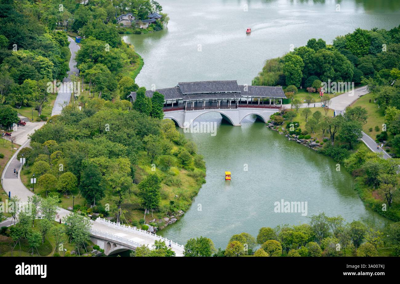 Aerial view of Shanshui Park, Guilin, Guangxi, China Stock Photo - Alamy