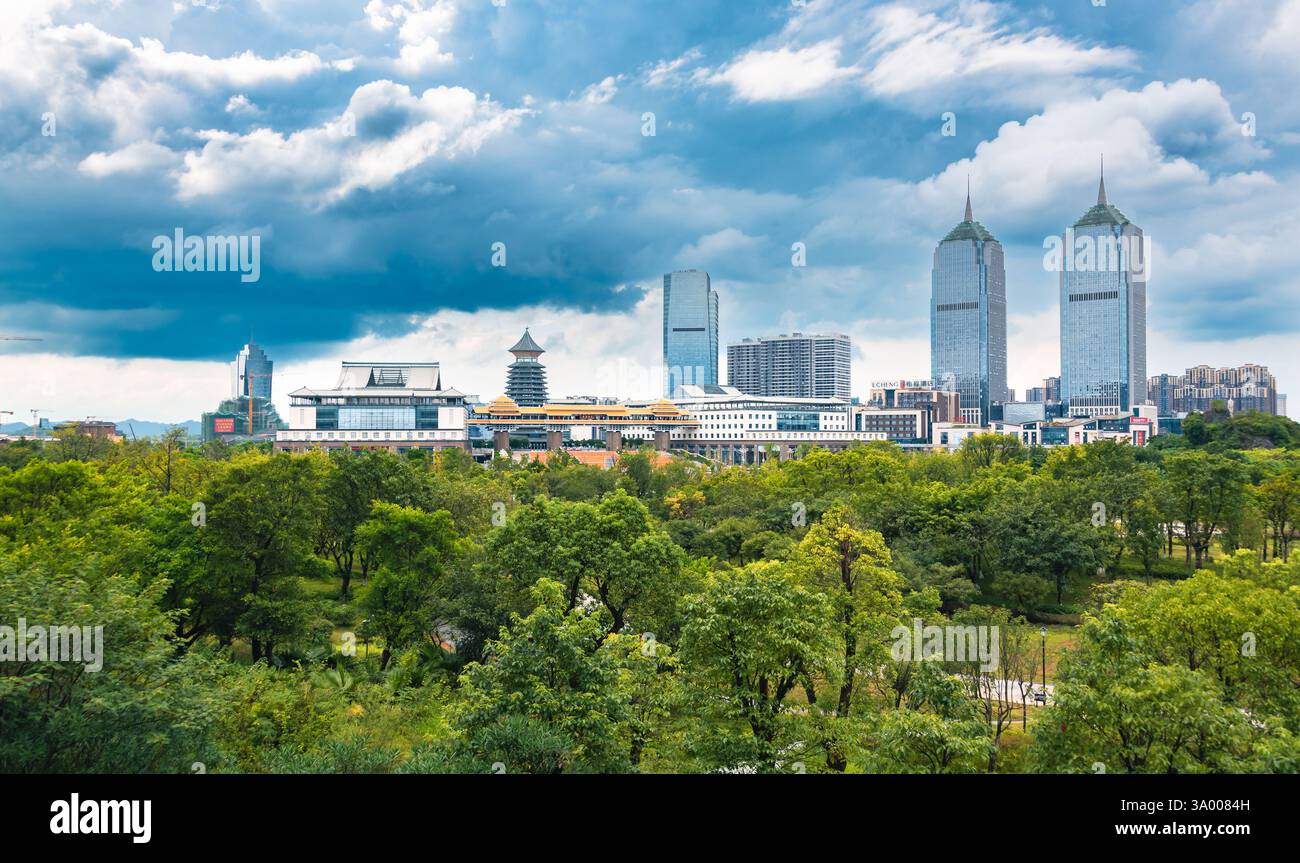 Aerial view of Shanshui Park, Guilin, Guangxi, China Stock Photo - Alamy