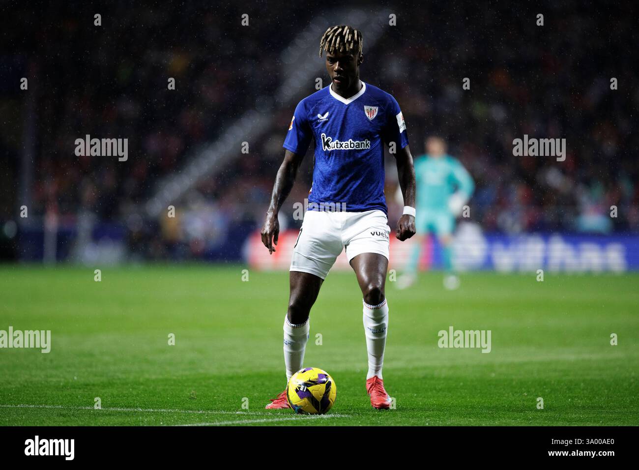 MADRID, SPAIN - 1 March: Nico Williams of Athletic Club de Bilbao in ...