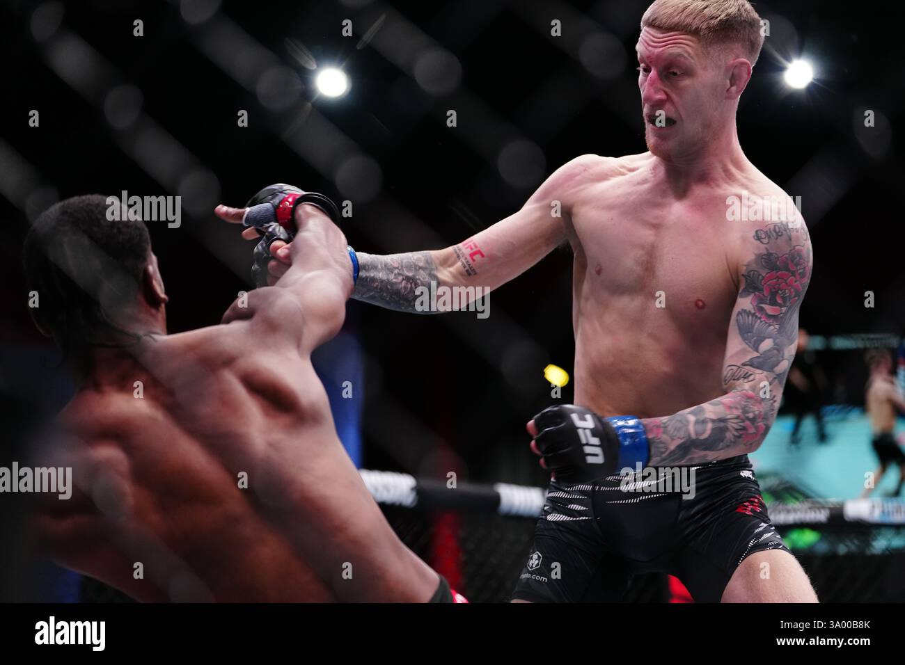 LAS VEGAS, NV - MARCH 1: Danny Barlow and Sam Patterson meet in the ...