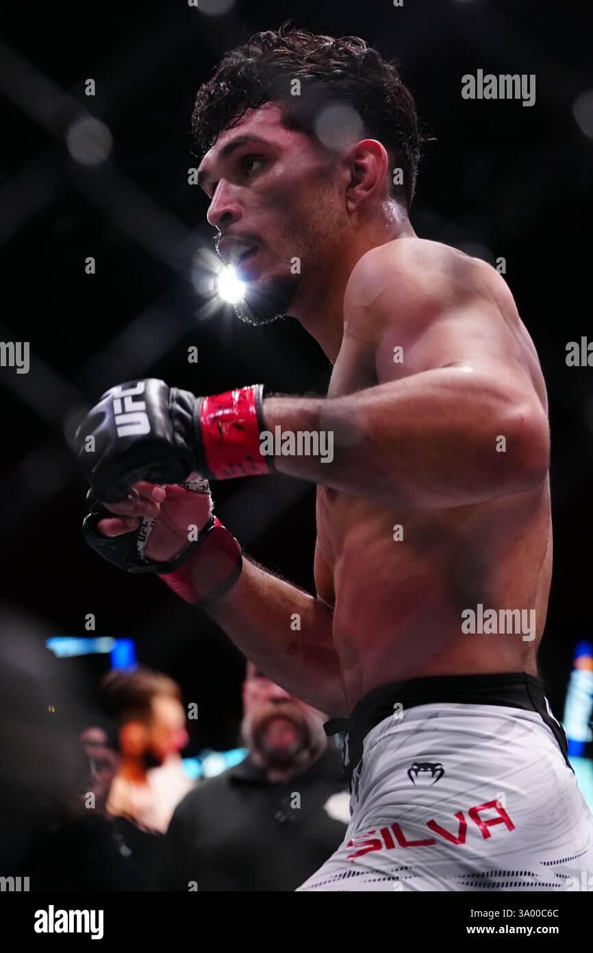 LAS VEGAS, NV - MARCH 1: Danny Silva and Lucas Almeida meet in the ...