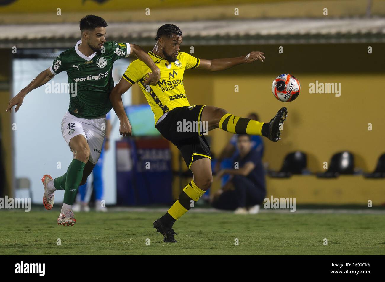 Sao Bernardo Do Campo, Brazil. 01st Mar, 2025. Hugo Sanches, a player ...