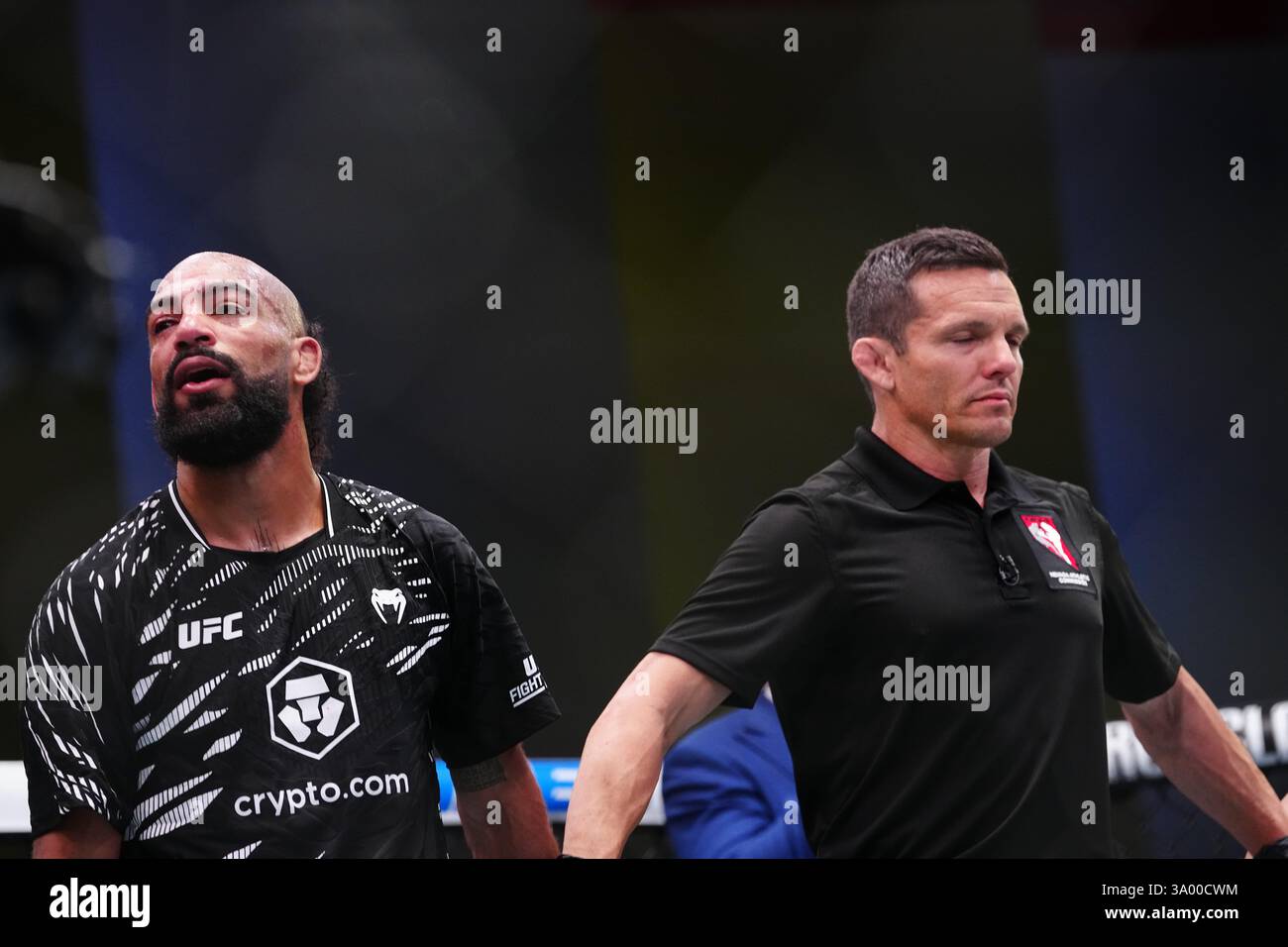 LAS VEGAS, NV - MARCH 1: Charles Johnson and Ramazan Temirov meet in ...