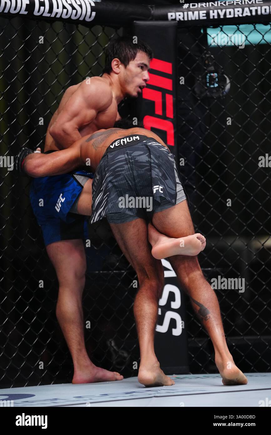 LAS VEGAS, NV - MARCH 1: Charles Johnson and Ramazan Temirov meet in ...