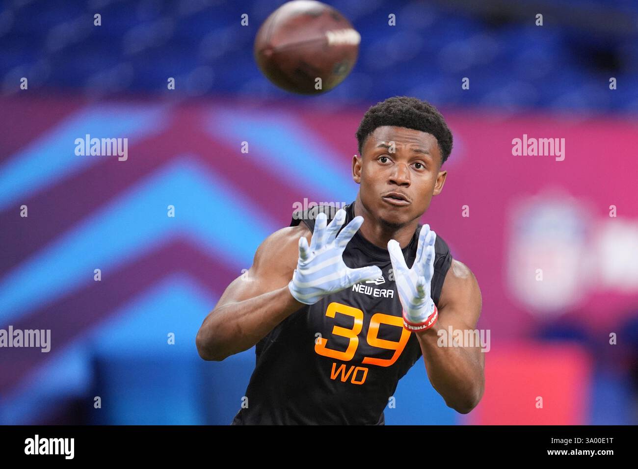 Georgia wide receiver Arian Smith runs a drill at the NFL football ...
