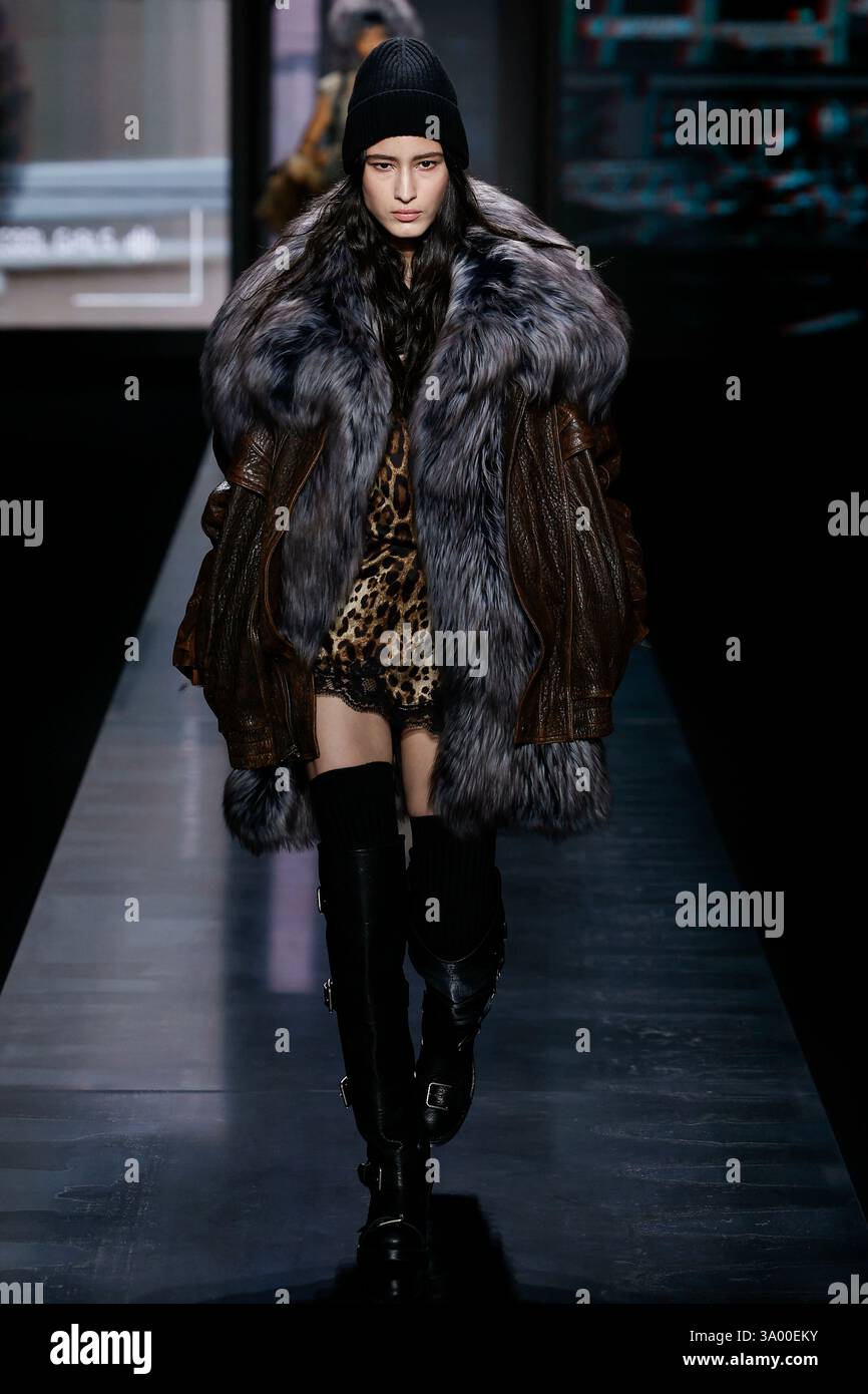Milan, Italien. 01st Mar, 2025. DOLCE & GABBANA Autumn-Winter 2025 ...