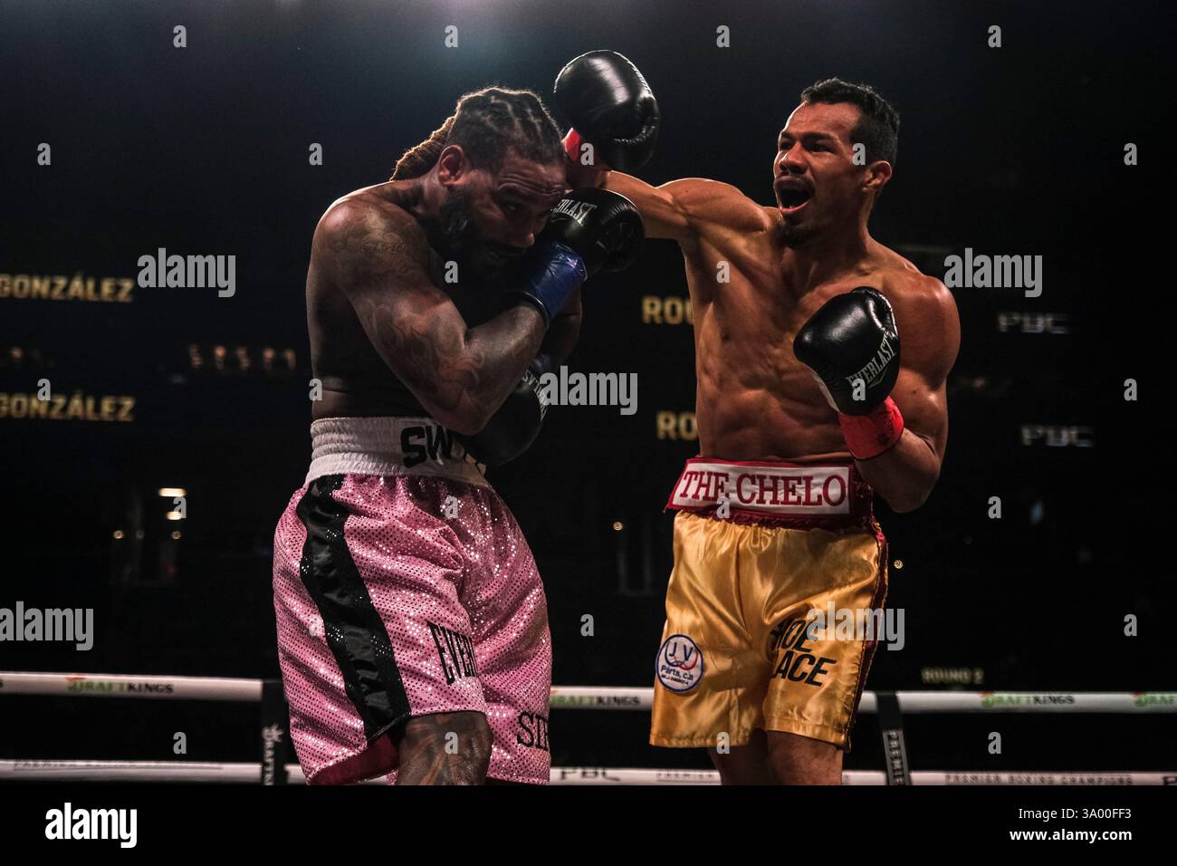 March 1, 2025, Brooklyn, New York, USA: Action between Jarrett Hurd (25 ...