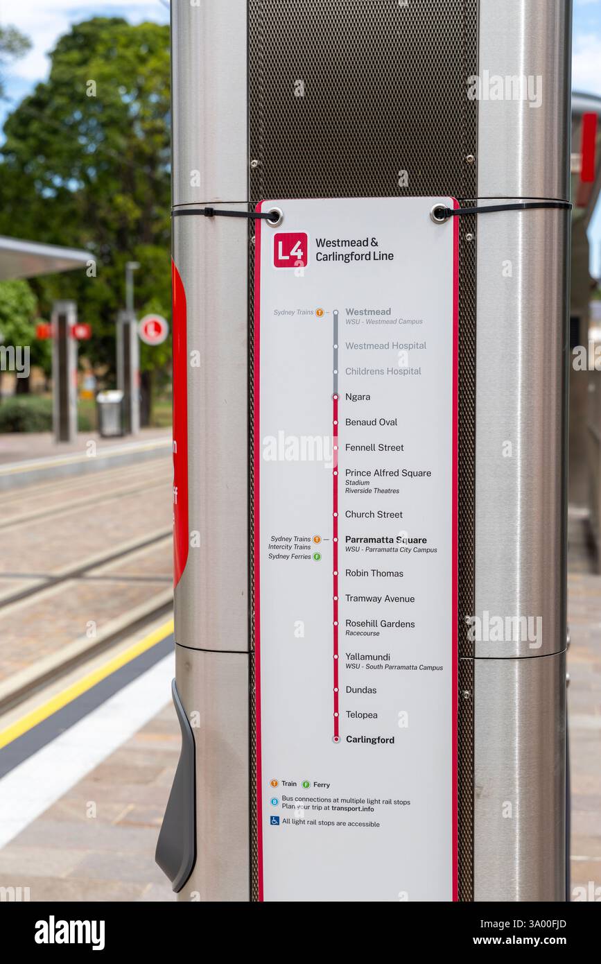 Parramatta light rail hi-res stock photography and images - Alamy