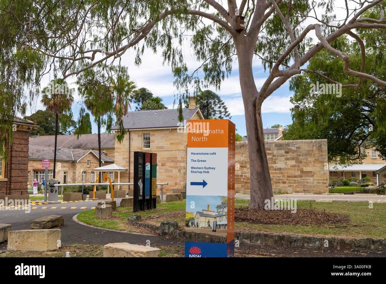 Parramatta North precinct in Western Sydney and the Parramatta female ...