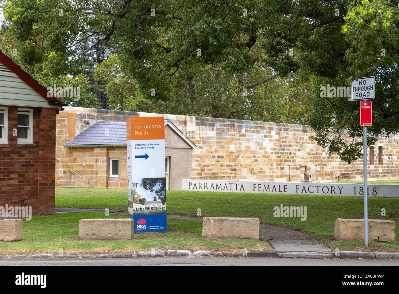 Parramatta North precinct in Western Sydney and the Parramatta female ...