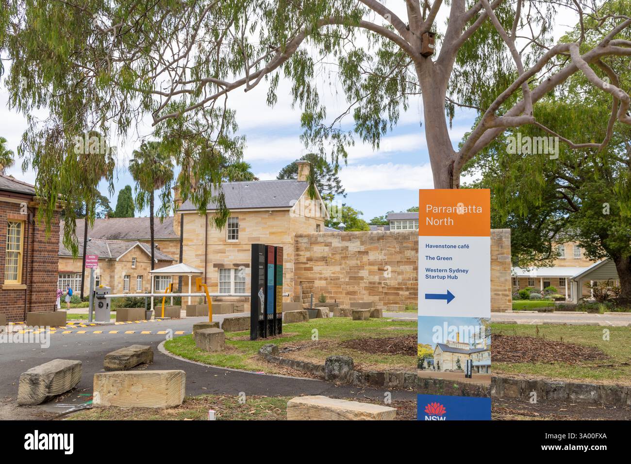 Parramatta North precinct in Western Sydney and the Parramatta female ...