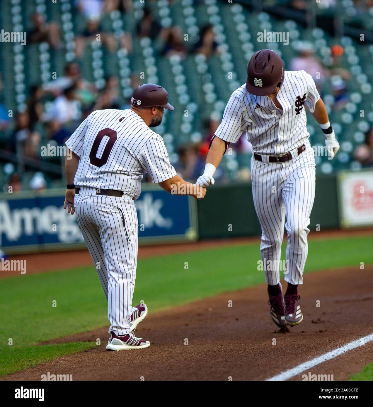 March 1, 2025, Houston, Texas, USA: Mississippi State third baseman ACE ...