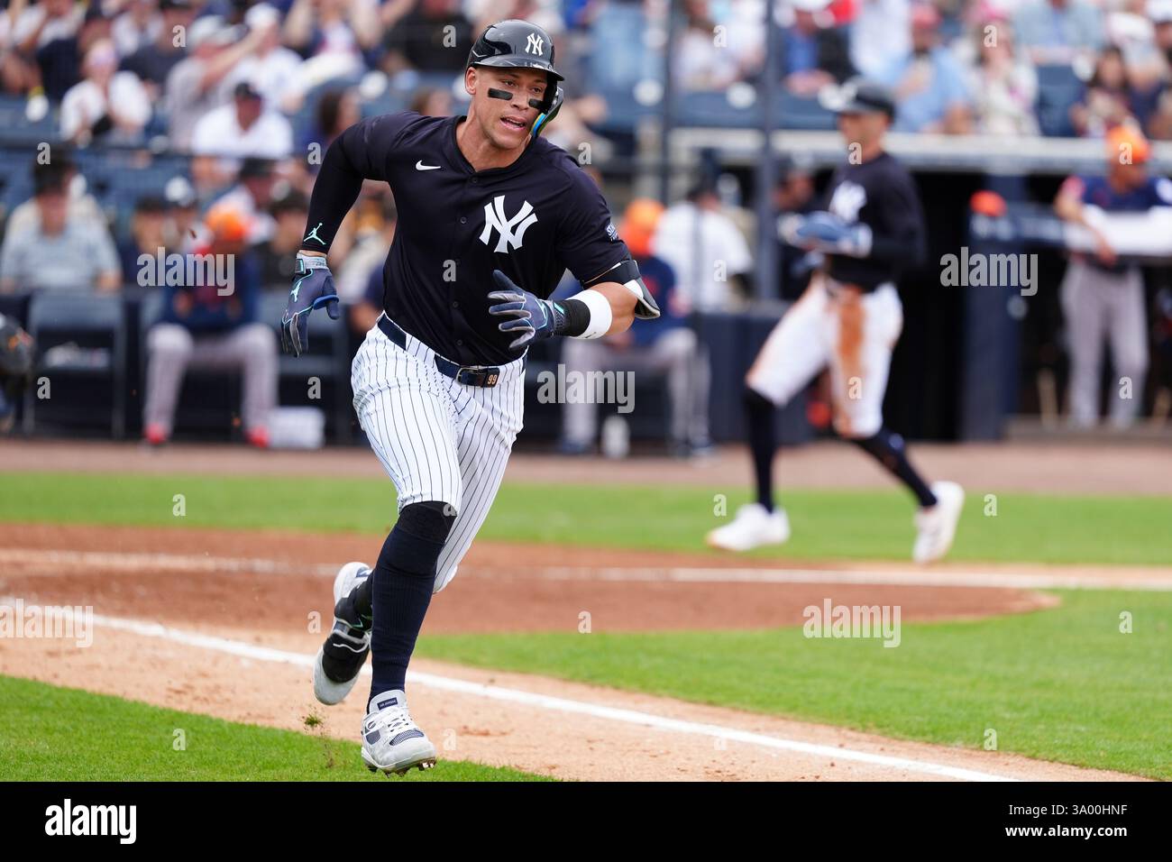 TAMPA, FL - MARCH 01: New York Yankees outfielder Aaron Judge (99) runs ...