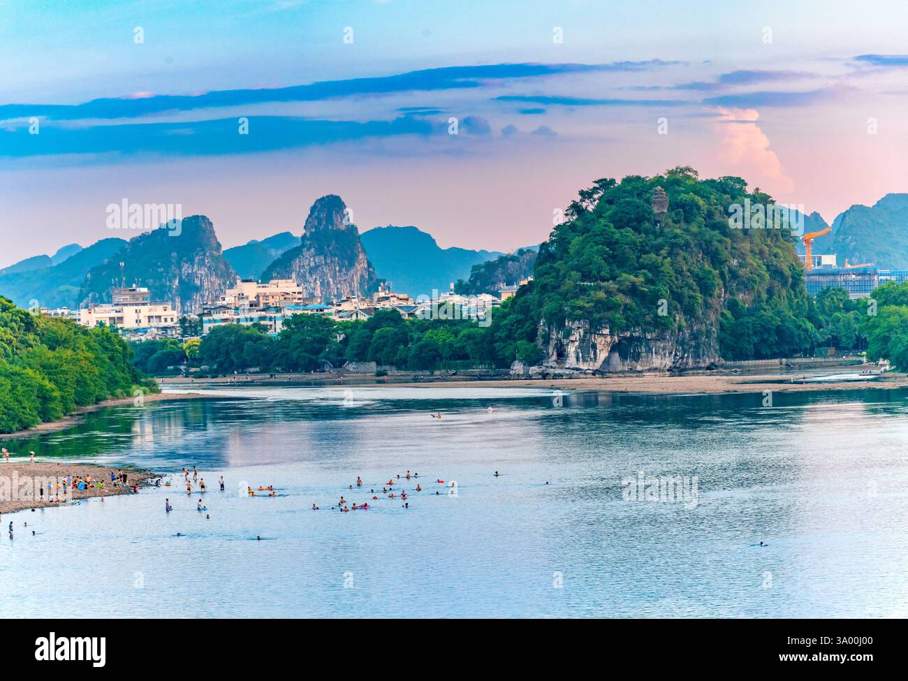 Natural Environment of Xiangshan Scenic Area, Guilin, Guangxi, China ...