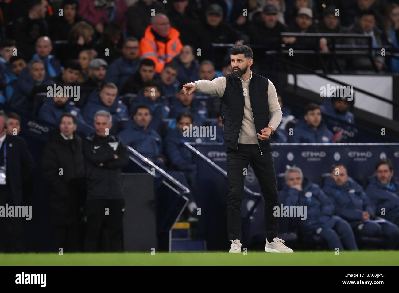 Plymouth Argyle manager Miron Muslic during the Manchester City FC v ...